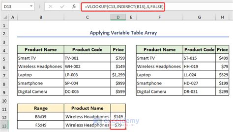 Table Array In Excel Create Use And Fix Issues Exceldemy
