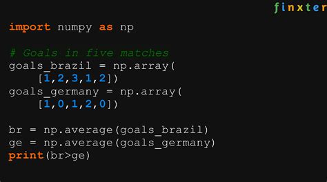 puzzle 424 numpy average finxter