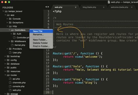 tutorial laravel 3 membuat controller pada laravel malas ngoding