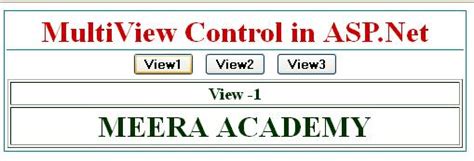 how to use multiview control in asp