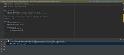 java cause org gradle api publication maven internal