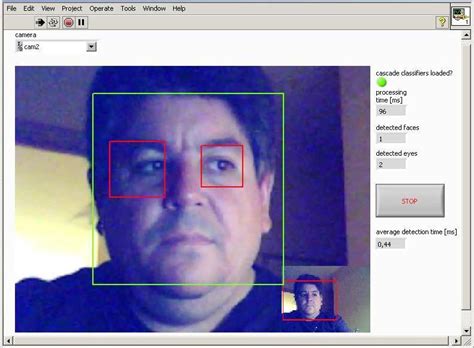real time face and eye detection in labview using opencv harr feature