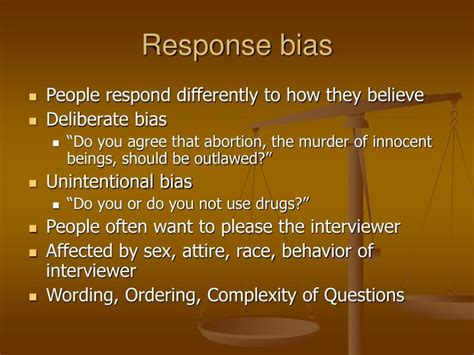 Ppt Response Bias Powerpoint Presentation Free Download Id 6197763