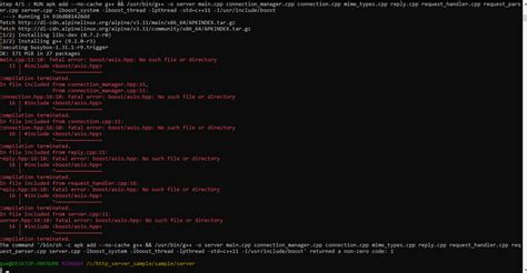 boost how do i add a dependency to docker container
