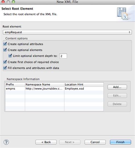 how to generate xml from xsd in eclipse journaldev