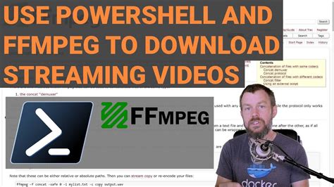 download hls streaming video with powershell and ffmpeg youtube