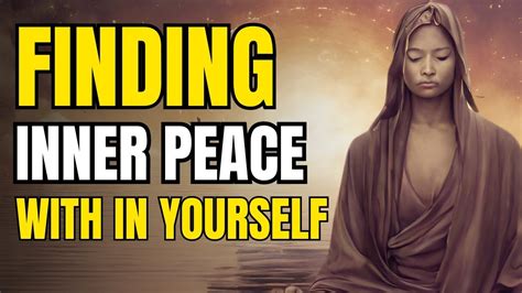 How To Find Inner Peace And Happiness Within Yourself Youtube