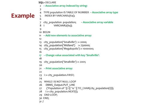cs322 database systems pl sql pl sql by ivan bayross ppt download