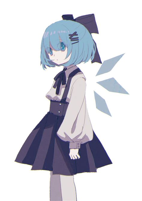 Safebooru 1girl Absurdres Alternate Costume Bangs Blue Bow Blue Eyes