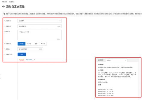 如何应用自定义变量功能 风险识别 阿里云帮助中心