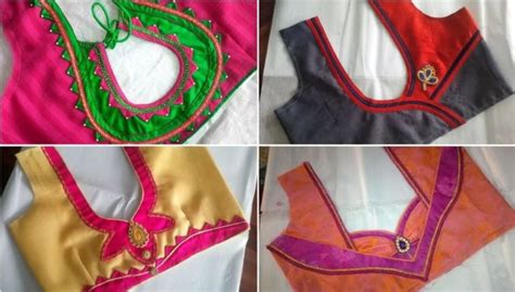 Blouse Neck Designs Cutting And Stitching At Home Video Tutorials K4