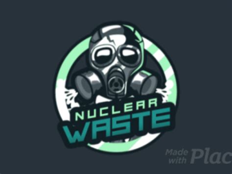 Placeit Animated Gaming Logo Generator With A Toxic Mask Illustration