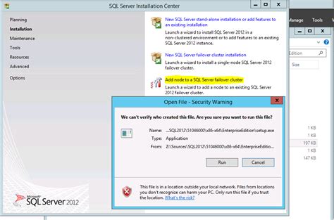 installing sap ha on sql part1 install sql server cluster step2 sap
