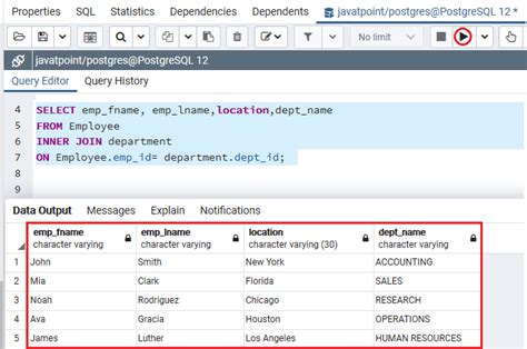 postgresql inner join 立地货