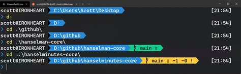 you should be customizing your powershell prompt with