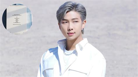 Bts Rm Unveils Beautiful Hint For Upcoming Solo Album Indigo As He