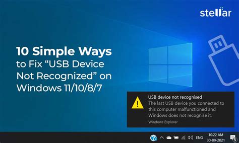 10 Simple Ways To Fix Usb Device Not Recognized On Windows 11 10 8 7