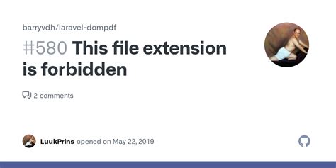 this file extension is forbidden · issue 580 · barryvdh laravel dompdf