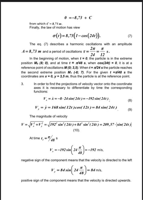 Solved Practice 9 A Particle Moves In The Plane Xoy