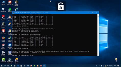 cara membuat basis data dengan mysql