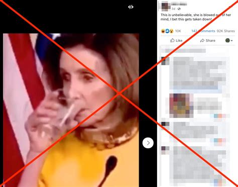 Why False Claims About Nancy Pelosi Being Drunk Keep Going Viral — Even