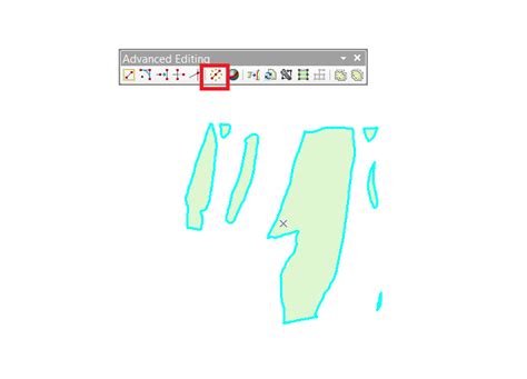 polygon splitting up selected islands using arcgis for desktop