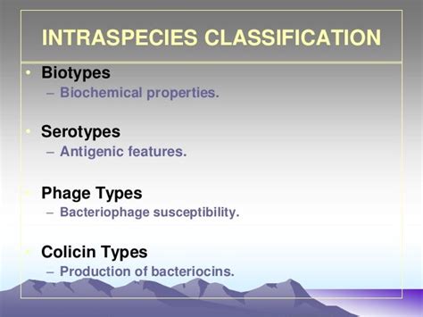 Bacterial Taxonomy