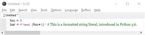 scintilla feature requests 1383 python f strings not syntax