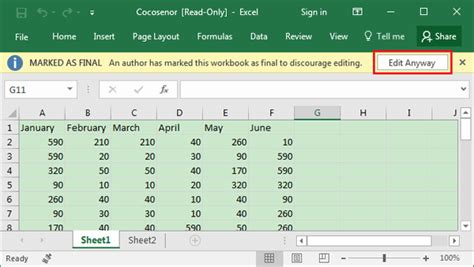 unable to edit excel spreadsheet easy ways to enable editing in excel