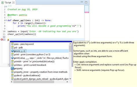 python programming in the eclipse ide