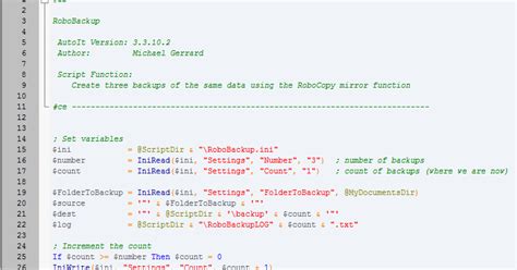 michael s techblog robocopy backup and file synchronisation part 2