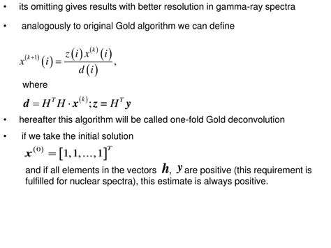 Ppt Deconvolution Methods And Their Applications In The Analysis Of