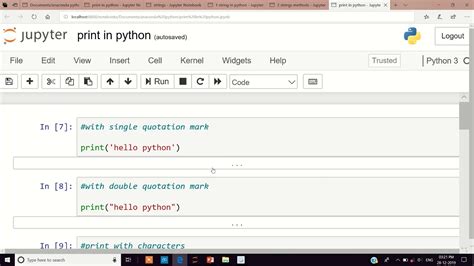 print statement in python youtube