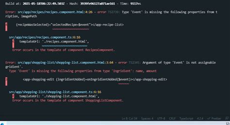 typescript event binding in the angular stack overflow