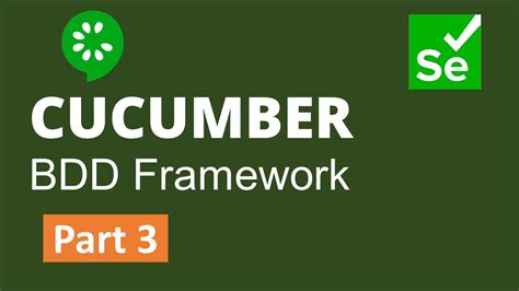 part 3 selenium with java cucumber bdd framework development from