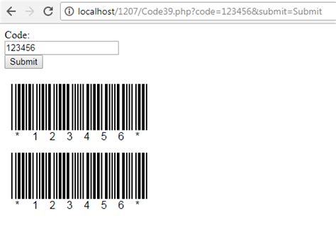how to display multiple barcode images using php html stack overflow