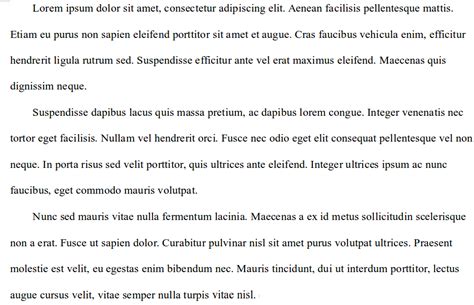 proper paragraph spacing essay