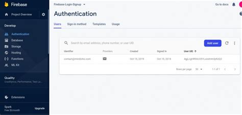 firebase login and authentication android tutorial