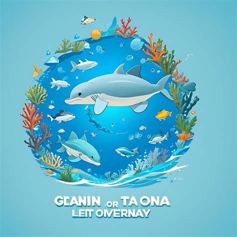 Premium Photo World Oceans Day June 8 Underwater Ocean Background