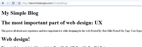 how to create an object oriented blog using php