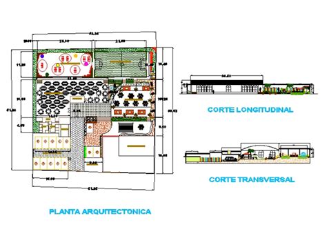 Salão De Festas Infantil Em Autocad Baixar Cad Grátis 4 46 Mb