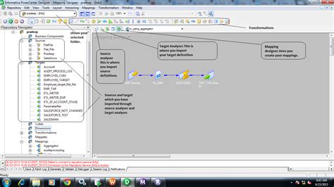 creating your first mapping informatica