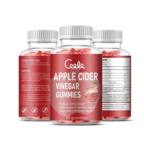 Private Label Organic Vegan Vitamins Supplement Apple Cider Vinegar