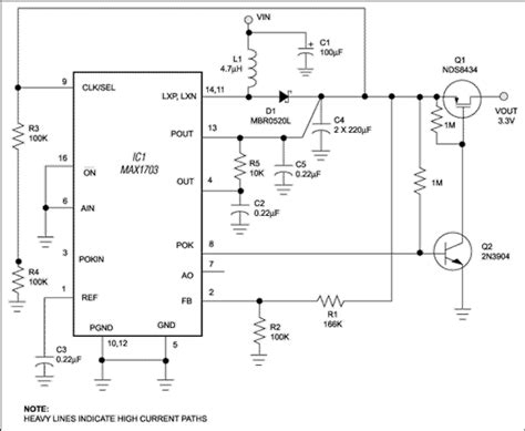simple circuit disconnects load maxim integrated