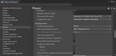【unity2020 3】android用のapkをビルドしようとしたら「gradle error min sdk in manifest