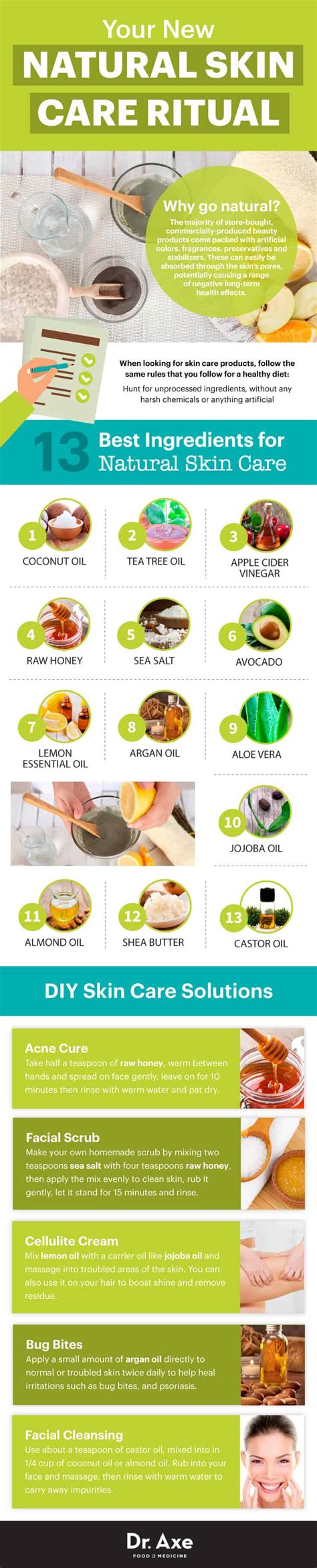 13 Best Ingredients For Your Natural Skin Care Ritual Dr Axe