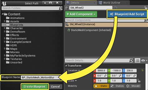 using radial motion blur in unreal engine unreal engine 5 0 documentation