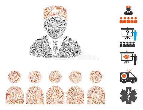 Hatch Collage Medical Class Icon Stock Illustration Illustration Of