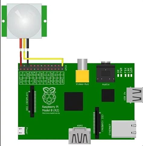 interfacing hc sr501 pir motion sensor with raspberry pi