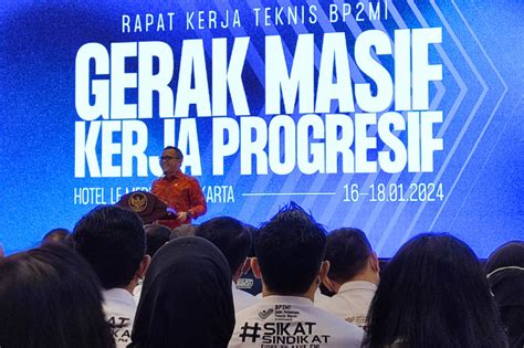 Buka Rakernis Bp2mi Menteri Anas Sampaikan Akselerasi Digitalisasi